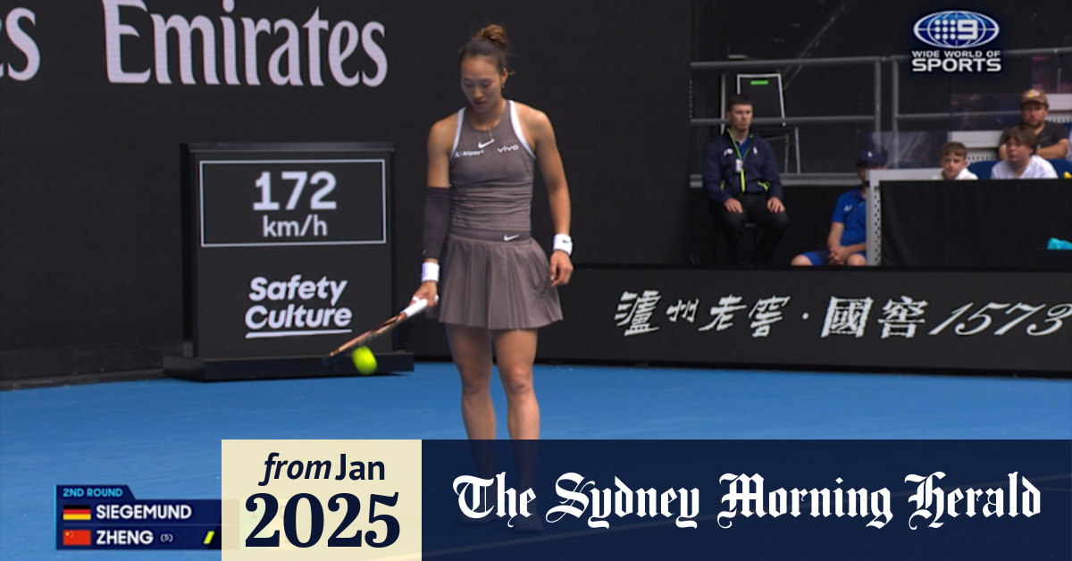 Video: Australian Open Highlights: Laura Siegemund v Zheng Qinwen